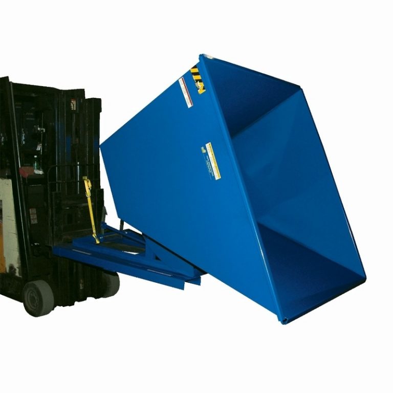 Fork Mounted Steel Garbage Dumper | Magnum Material Handling