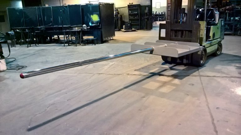 Fork Mounted Carpet Pole | Magnum Material Handling